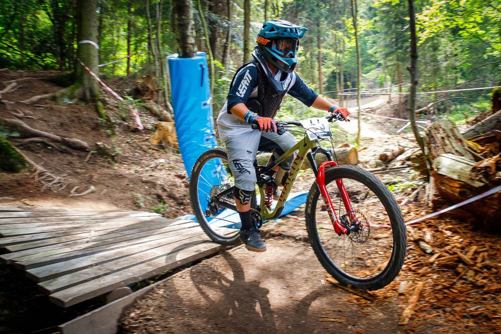 Trasa Enduro Skolnity Bike Park Wisła - Niebieska Fala